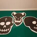 Halloween Window Skull Stickers Set of 3 Halloween Window - Etsy