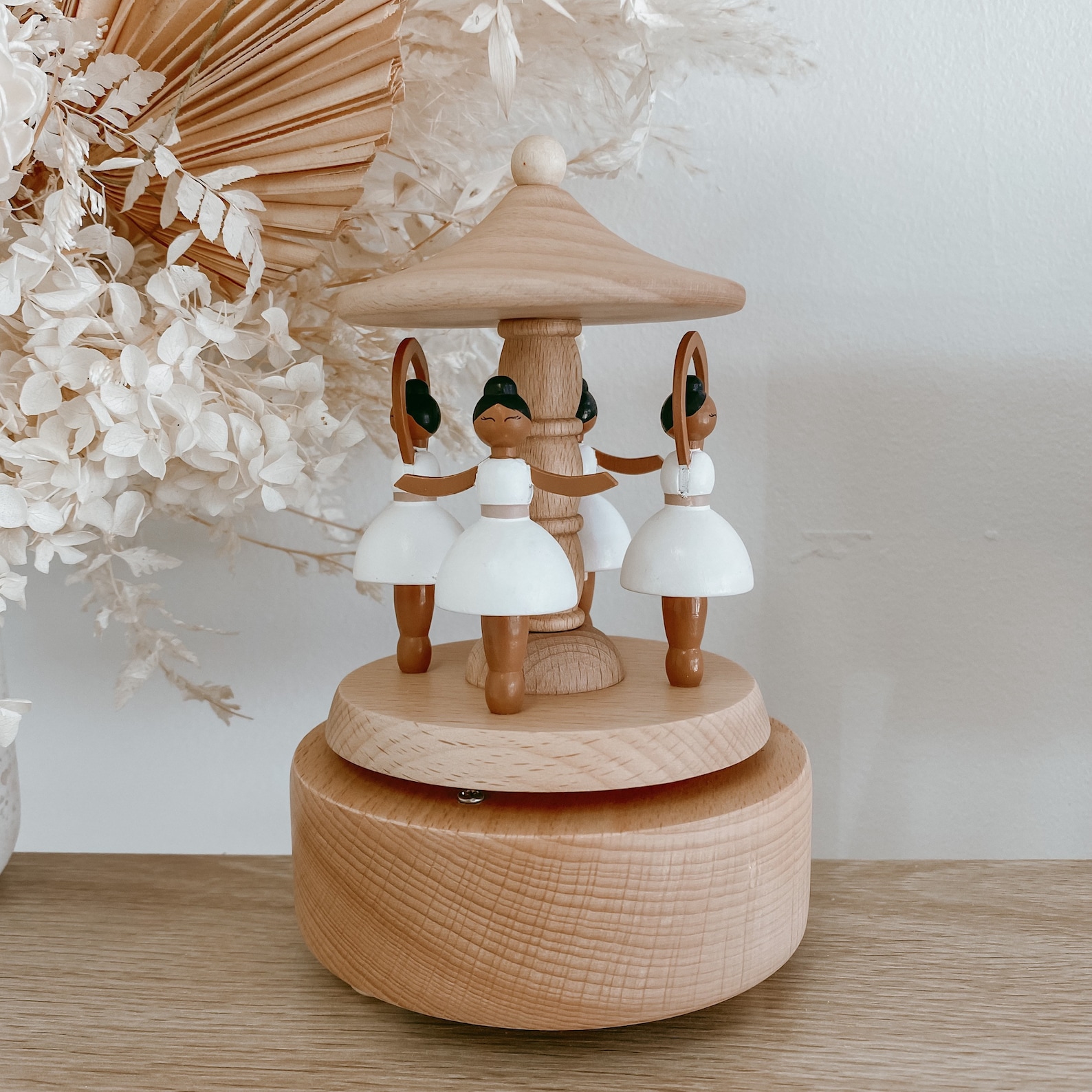 Personalised Ballerina Musical Carousel Wooden Custom | Etsy