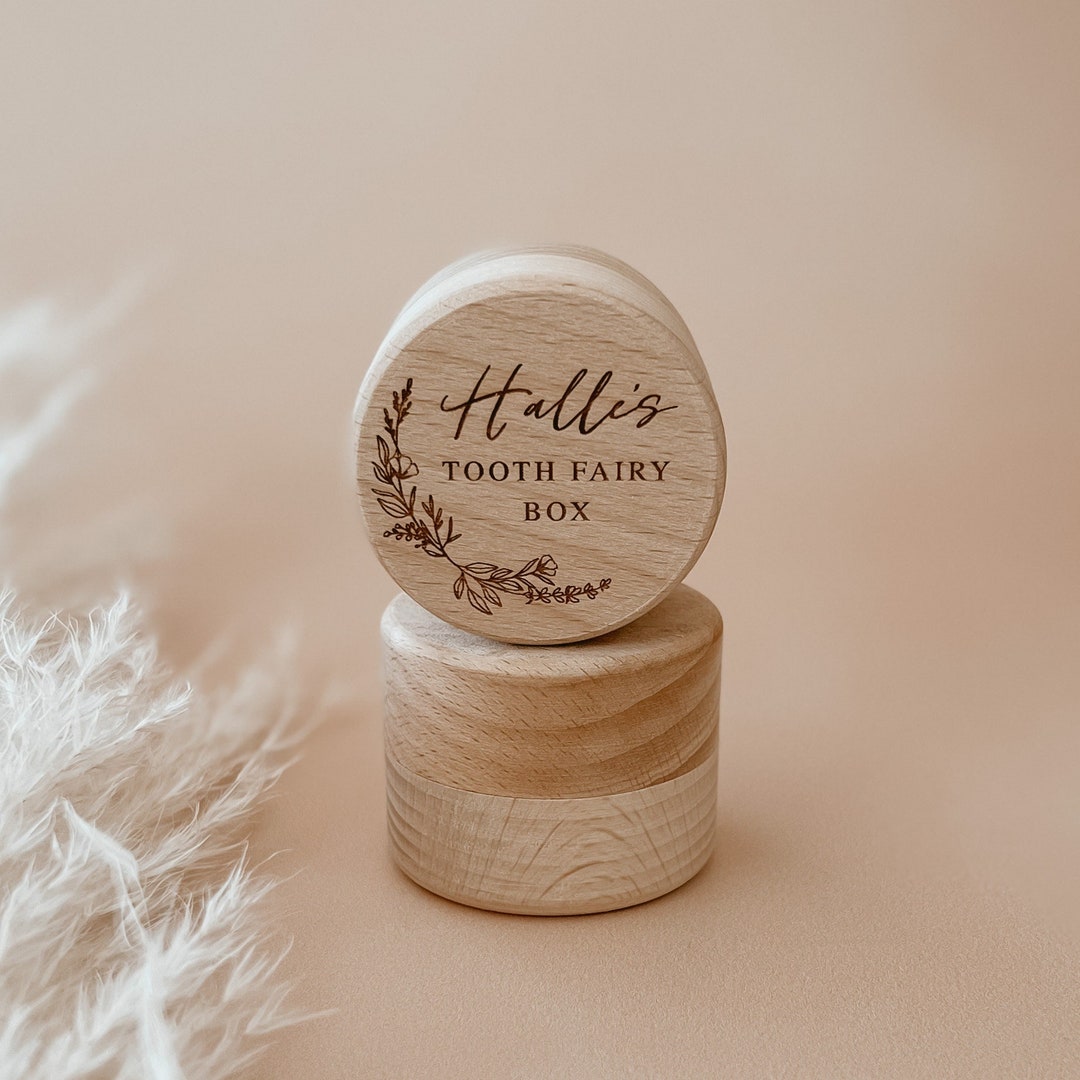 Personalised Tooth Fairy Box - First Curl Box - First Tooth Box ...