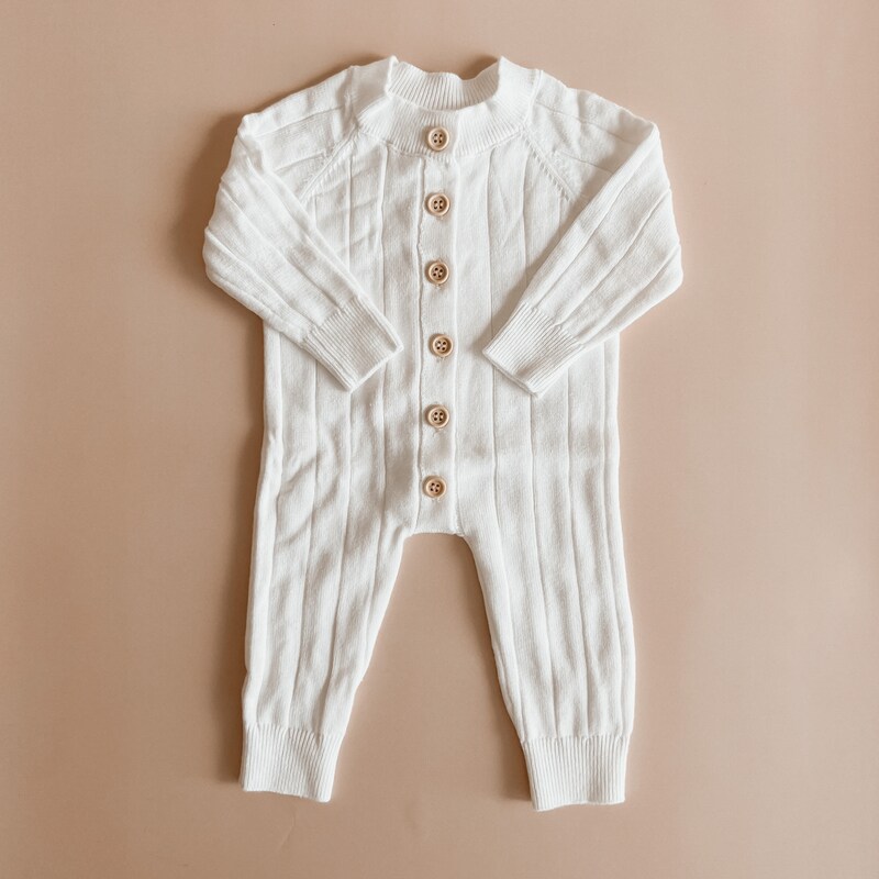 Ribbed Baby Romper - Etsy