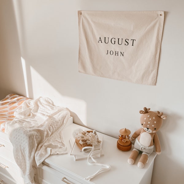 Fabric Name Banner - Etsy