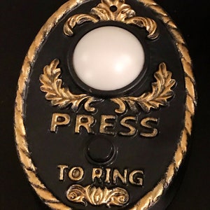 Creepy Halloween Door Bell, Press the Button, It Lights up and Says ...