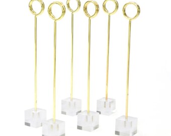 Table Number Holders - Etsy