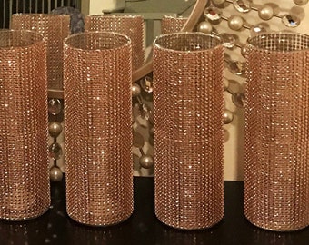 Rose Gold Vases - Etsy