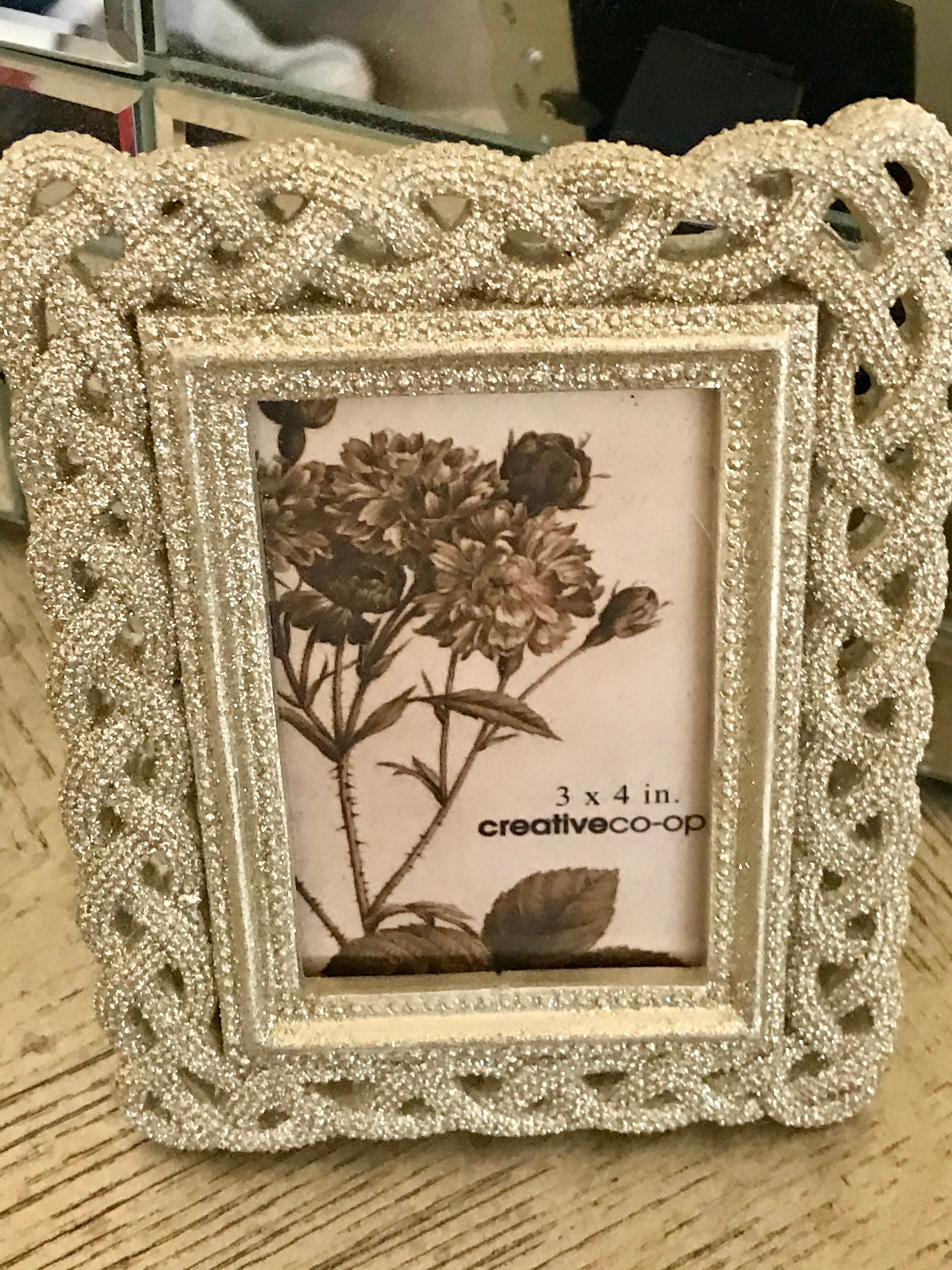 Elegant picture frame braided shimmering picture frame | Etsy