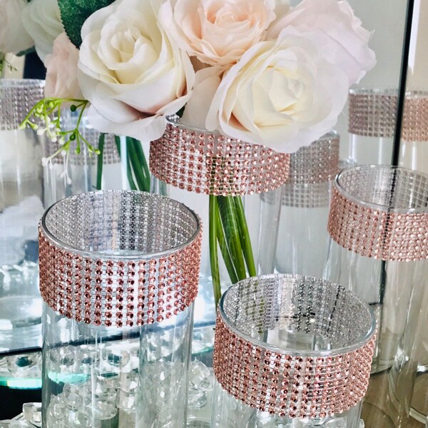 Rose Gold Vases - Etsy