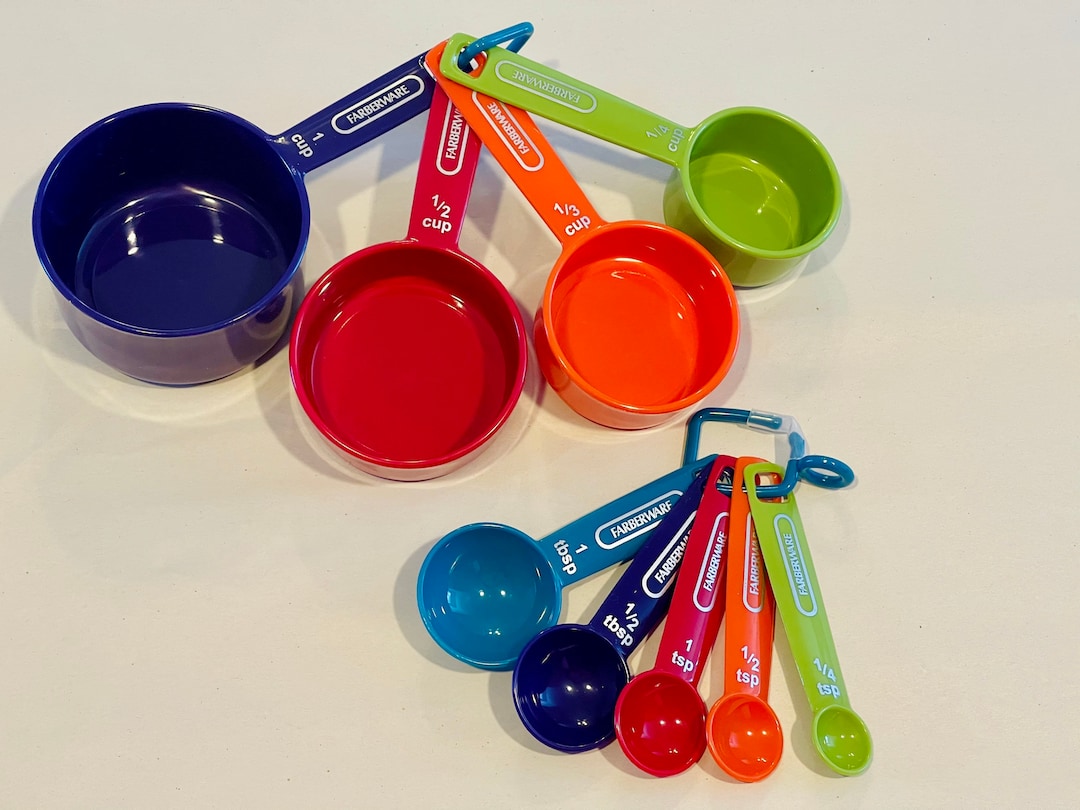 Measuring Cup Set, Bright, Colorful Kitchen Essentials, Beautiful as ...