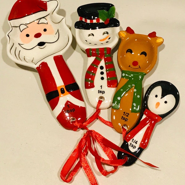 Ceramic Measuring Spoons - Etsy