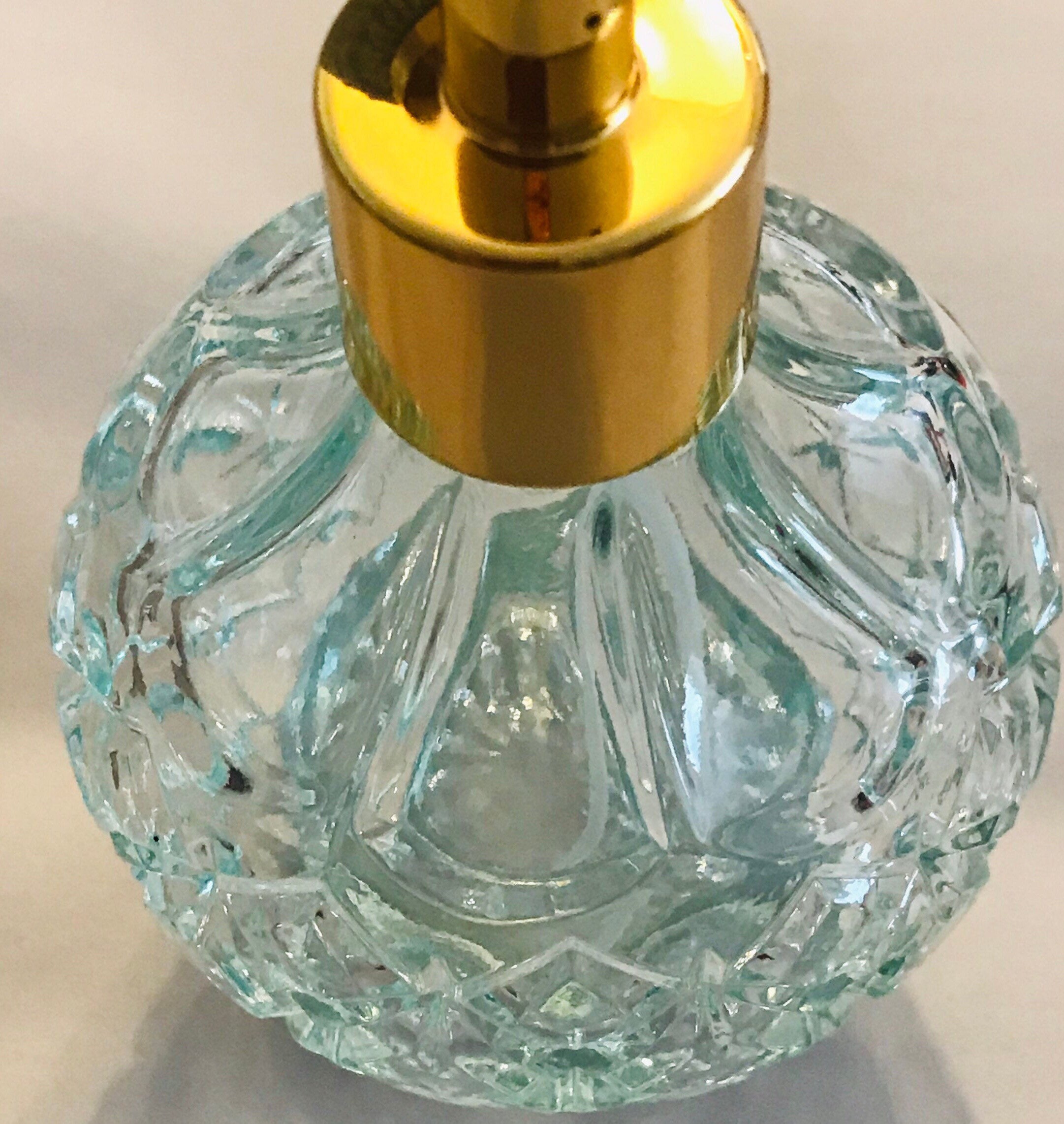 Textured Perfume Bottle Replica Glass Perfume Bottle With - Etsy