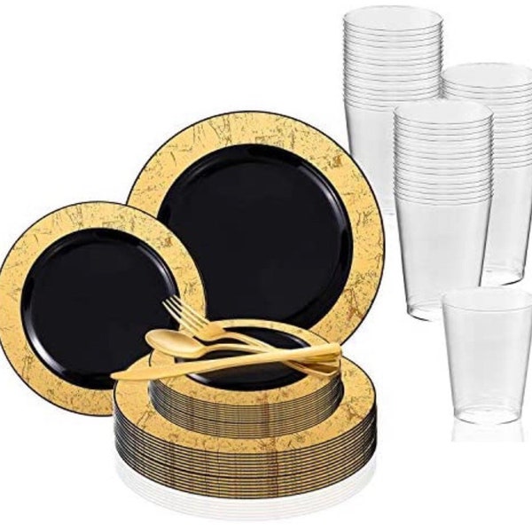 Elegant Disposable Dinnerware - Etsy