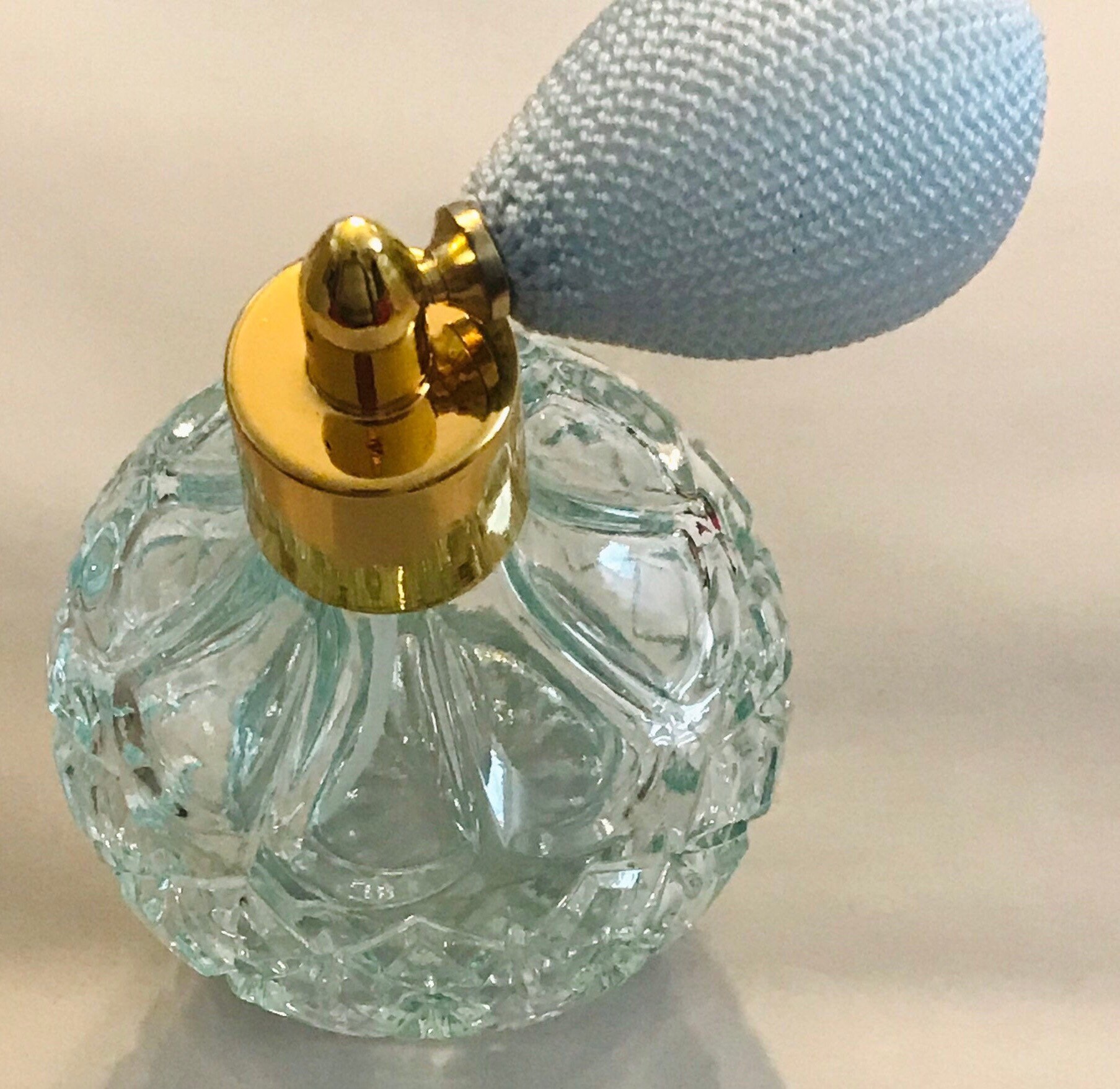 Textured Perfume Bottle Replica Glass Perfume Bottle With - Etsy