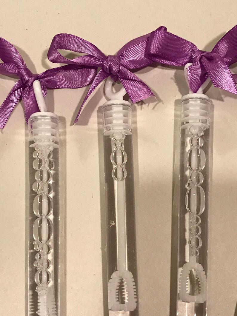 Filled Wedding Bubble Tubes for Bride Groom Exit or Wedding - Etsy