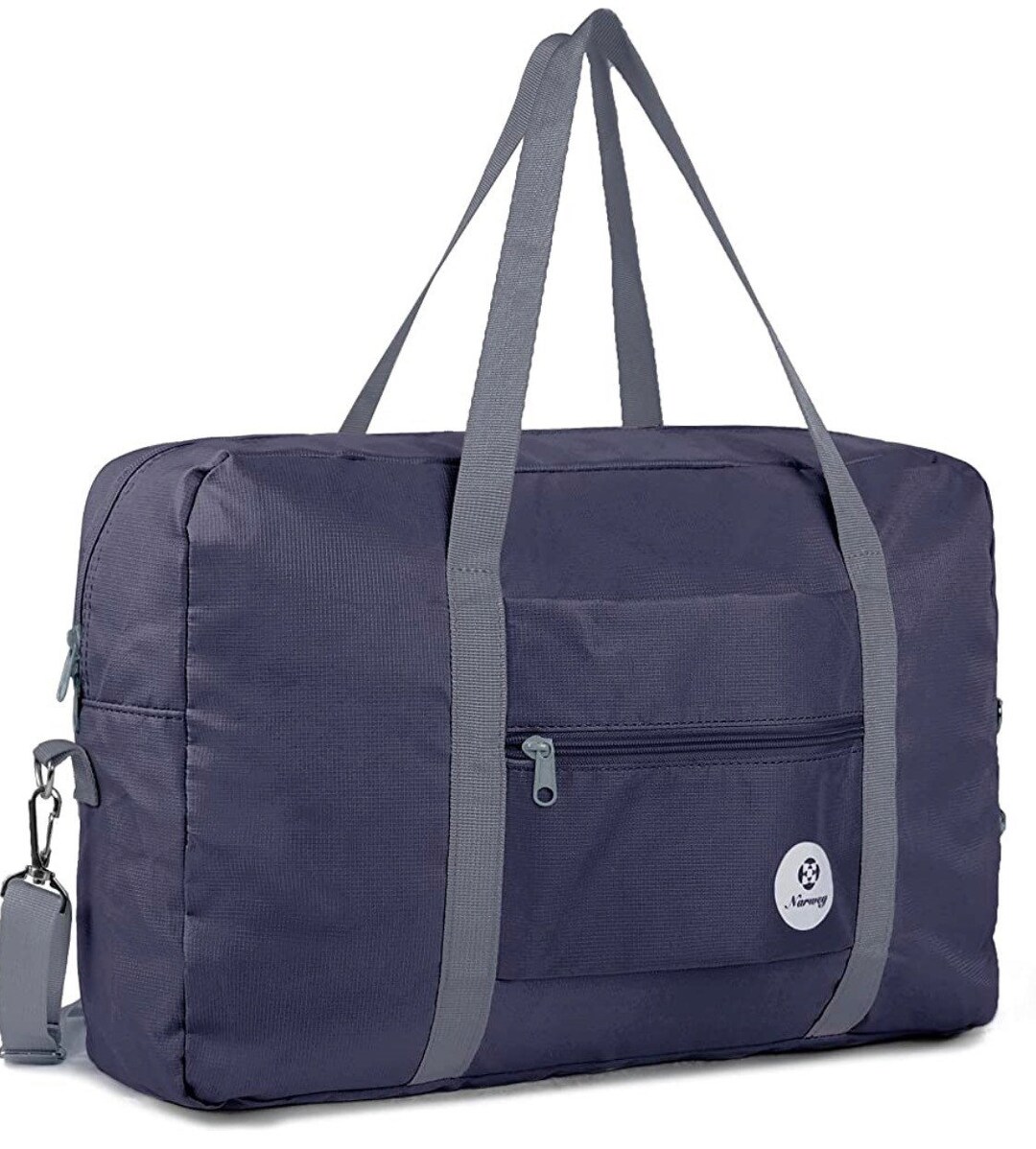 Large Duffle Travel Bag Fits Under Airline Seat, Slides Over Luggage ...