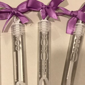Filled Wedding Bubble Tubes for Bride Groom Exit or Wedding - Etsy
