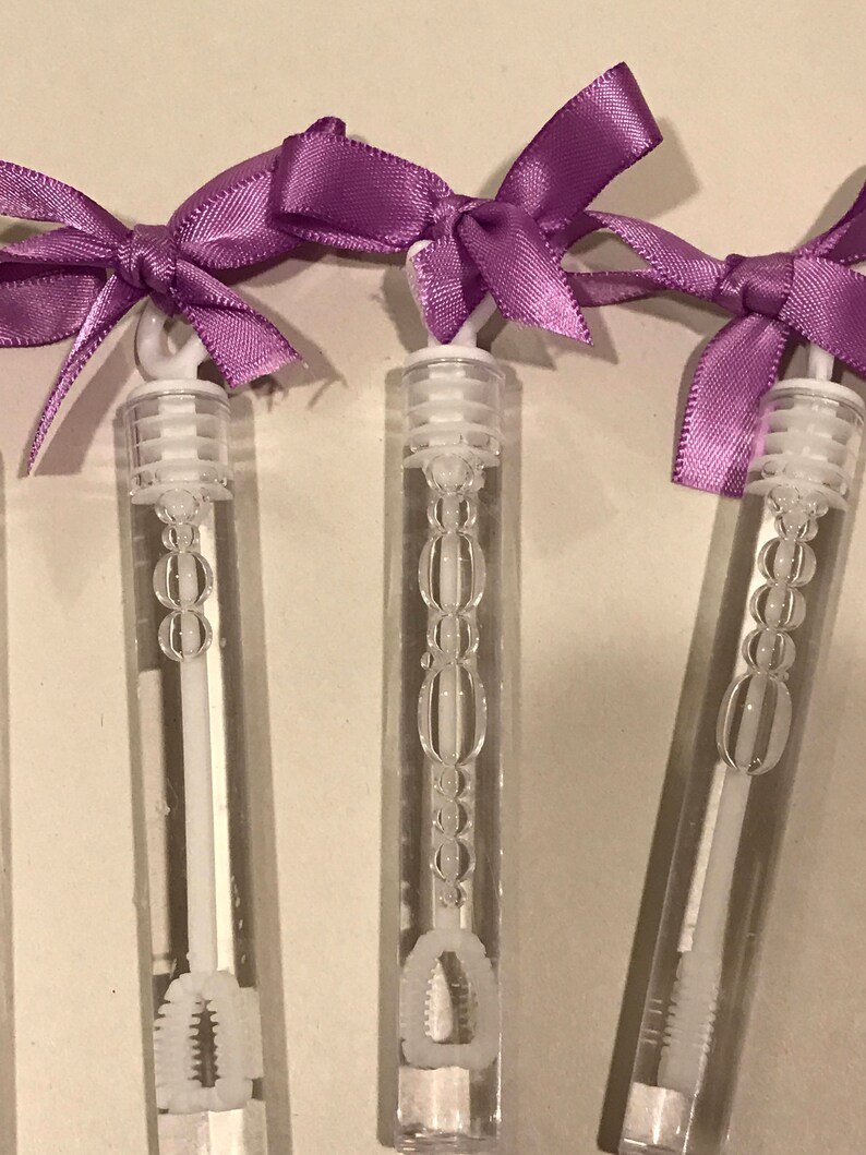 Filled Wedding Bubble Tubes for Bride Groom Exit or Wedding - Etsy