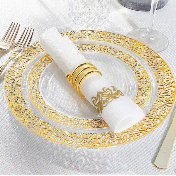 Plastic Cups With Gold Rim - Etsy