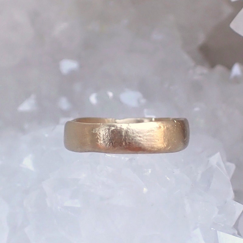Rustic Gold Rings - Etsy