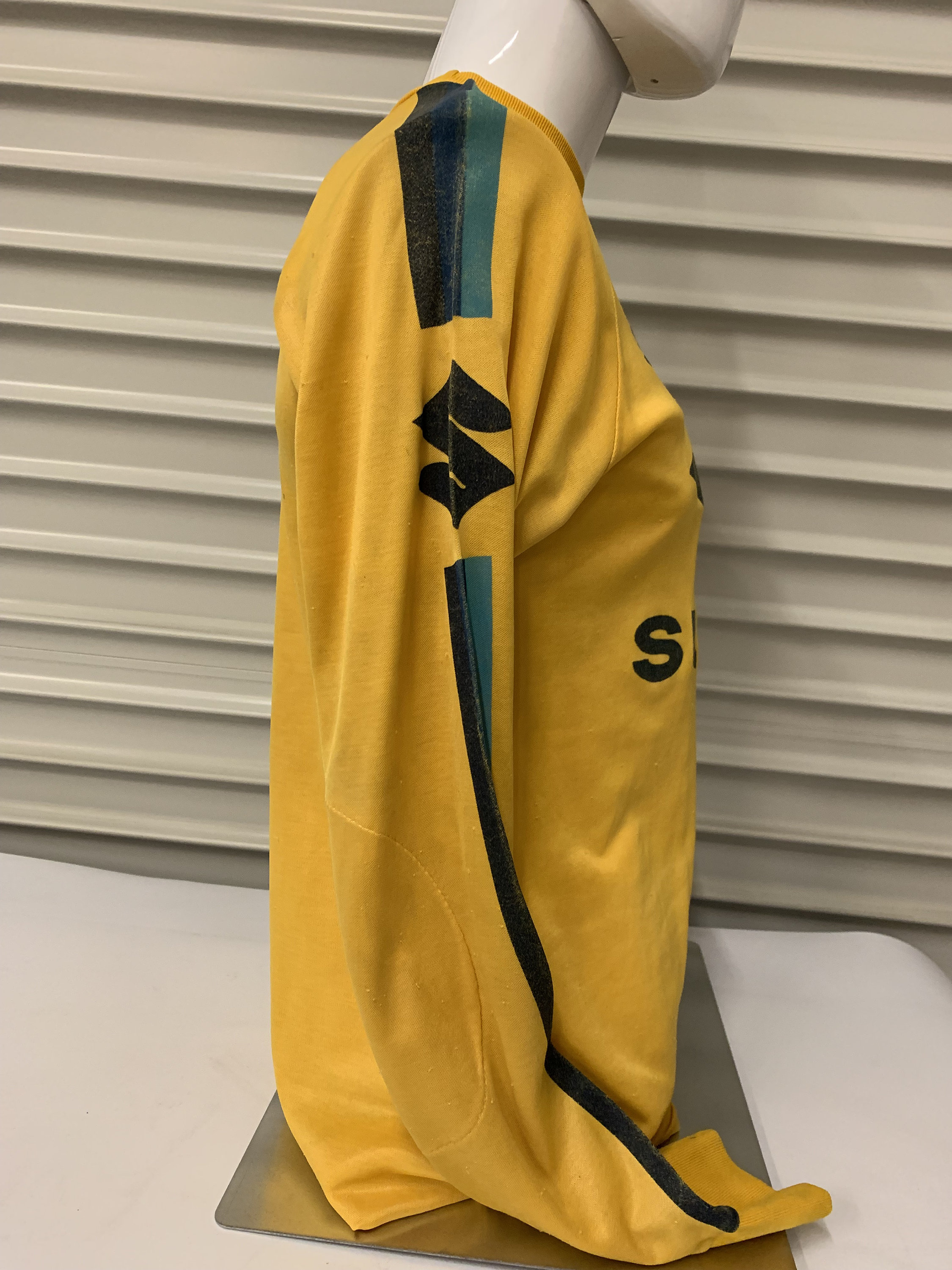 VINTAGE Suzuki Motocross Jersey Dirt Bike Made USA Med Racing L/sleeve ...