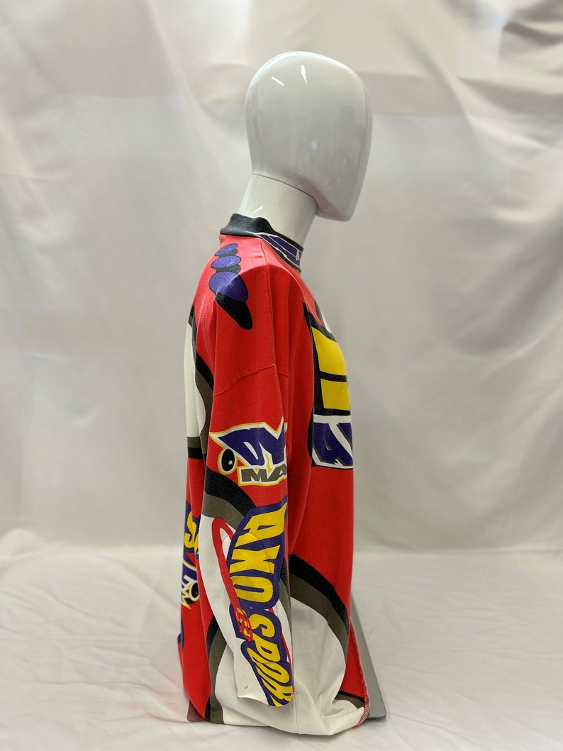 Vintage AXO Sport 90's Motocross Graphic Long Sleeve Mock - Etsy