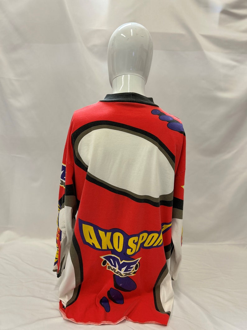 Vintage AXO Sport 90's Motocross Graphic Long Sleeve Mock - Etsy