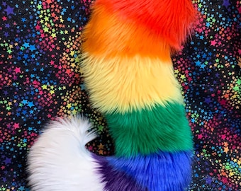 Pride Fursuit Tails Pride Flag Gay Bi Trans Nonbinary Pan Polysexual ...