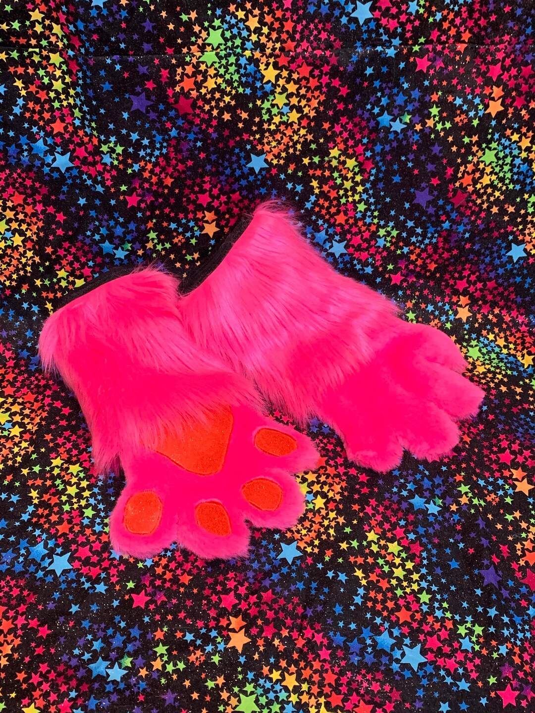 Hot Pink Hand Paws - Etsy