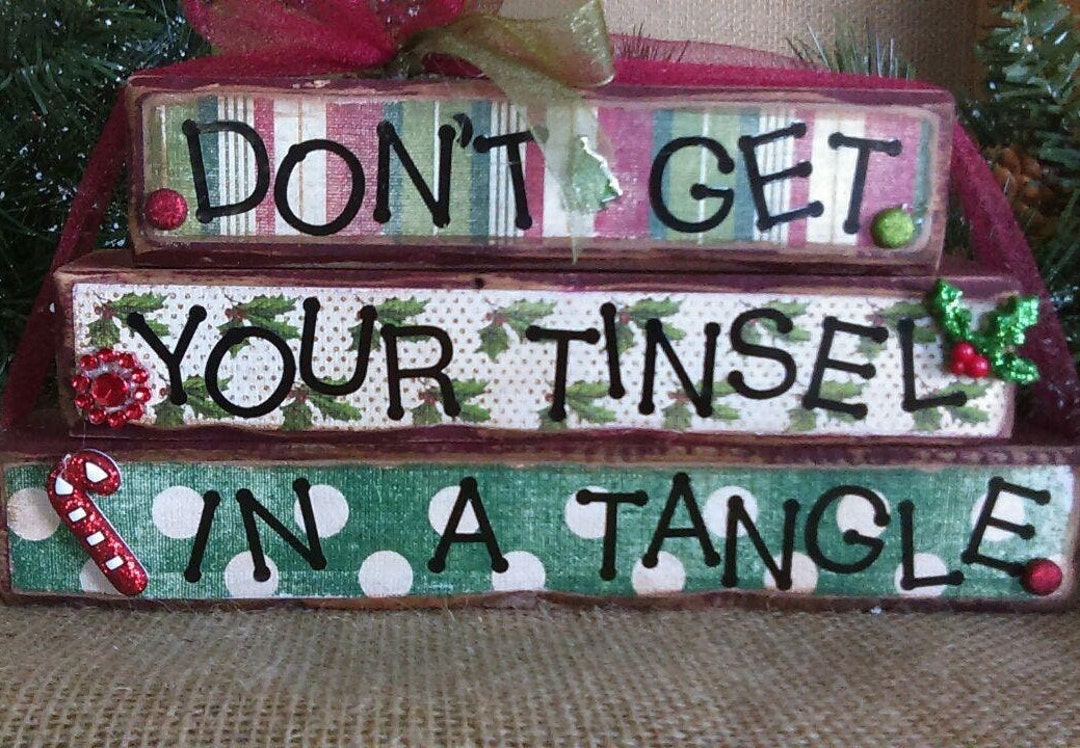 Tinsel in a Tangle Blocks - Etsy
