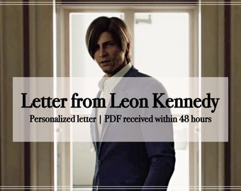 From Leon S. Kennedy - Edgy Comfort Letter (instant Digital PDF Ver) - Etsy
