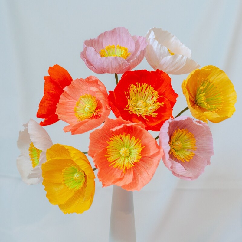 Paper Poppies - Etsy