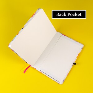 A5 Cats Dot Grid Bullet Notebook Hard Cover PU Elastic Band Travel ...