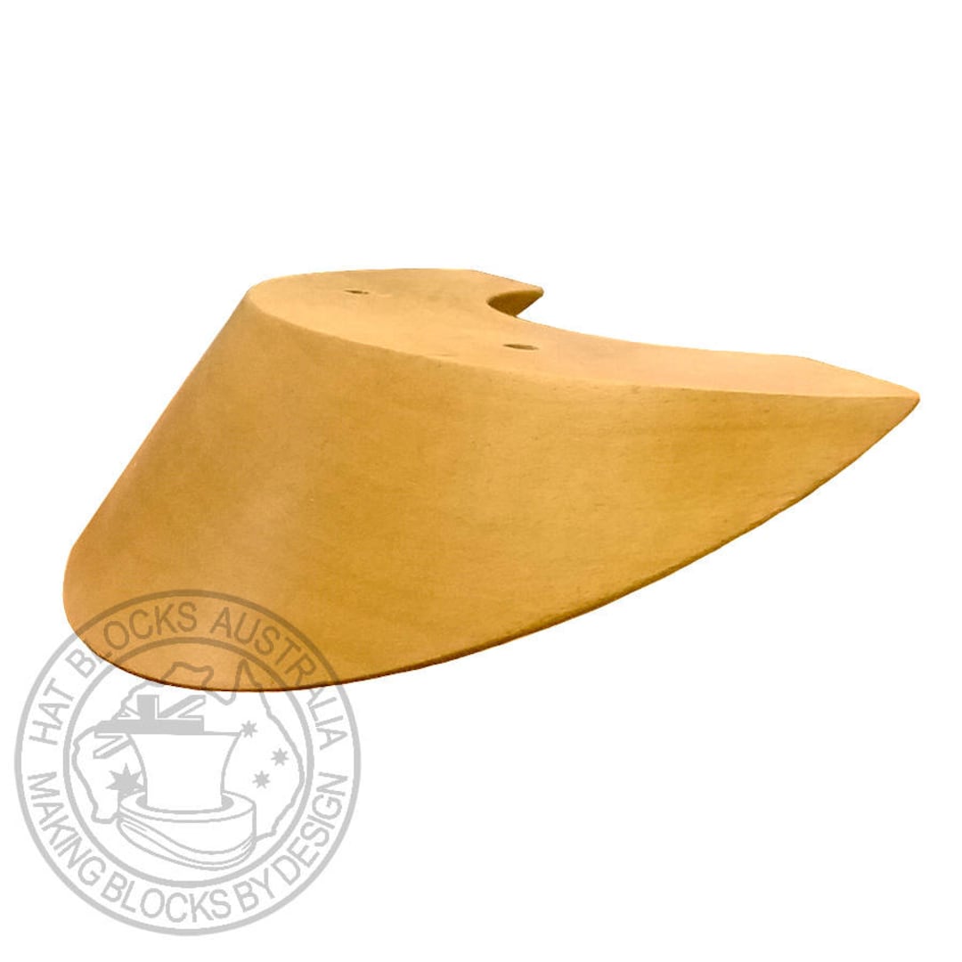 Steep Cap Brim Hat Block, Millinery, Hat Making, Hat Blocks Australia ...