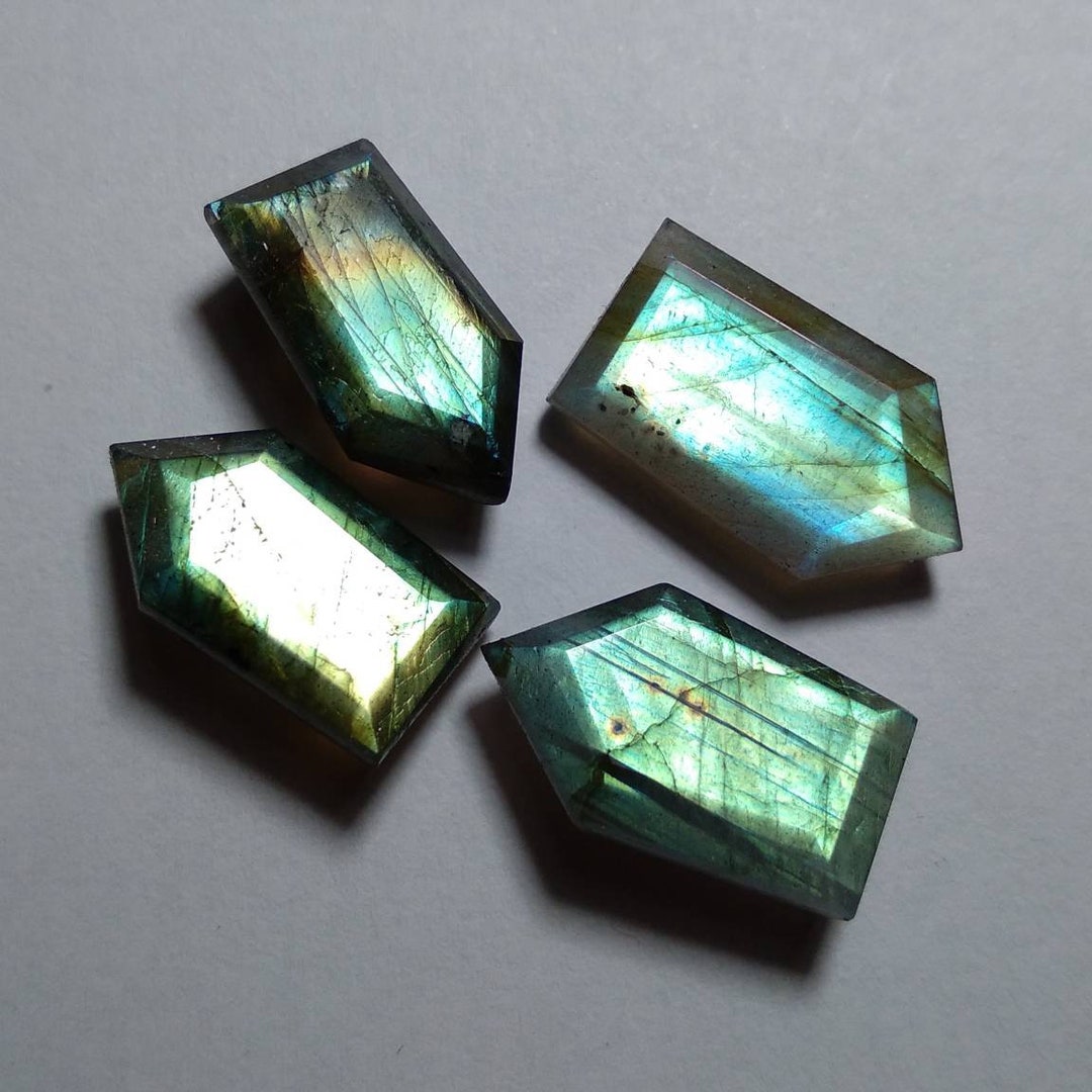 Labradorite Fancy Shape Faceted Cut, Labradorite Faceted Cut ...