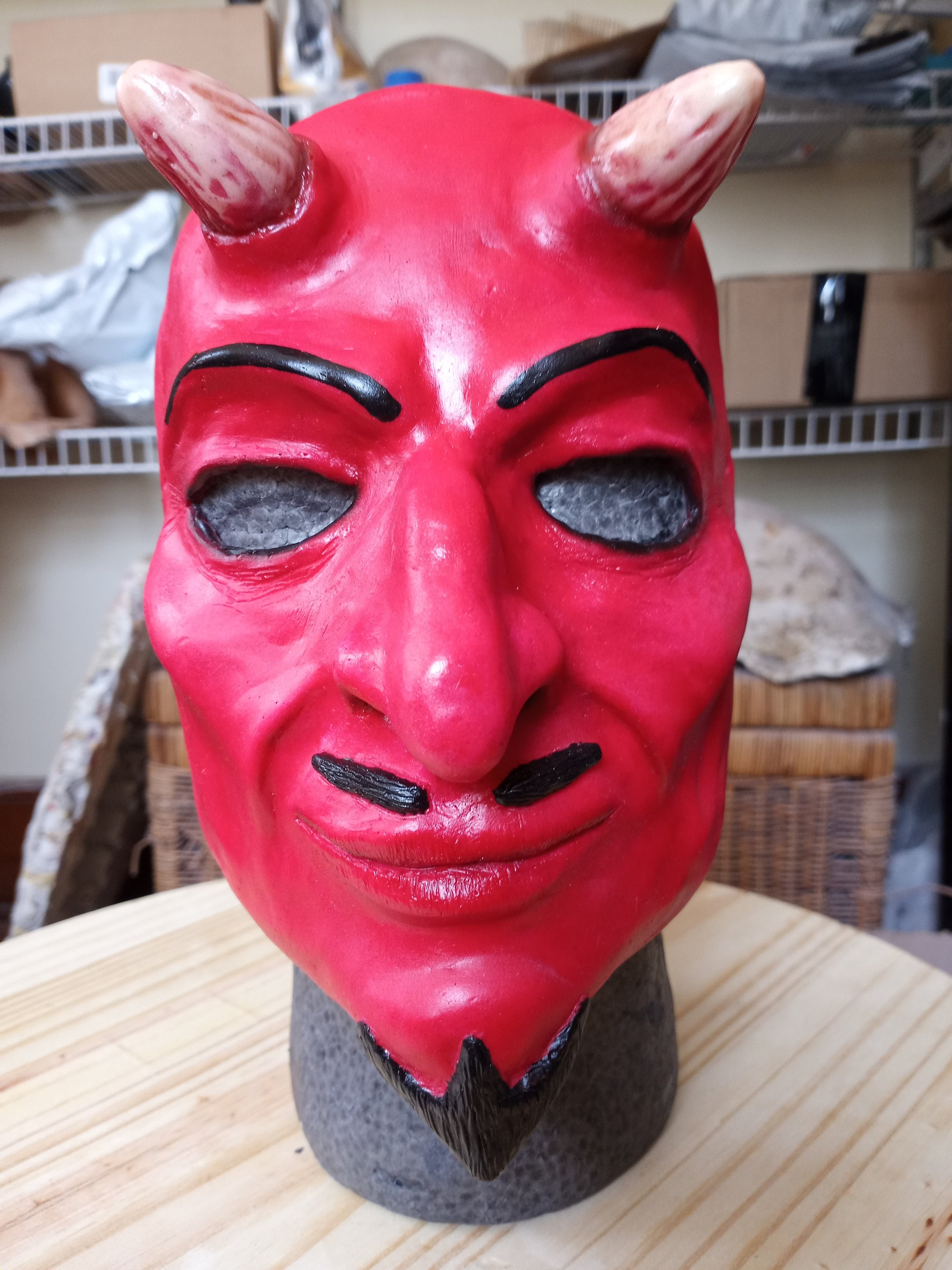 Classic Devil Mask - Etsy