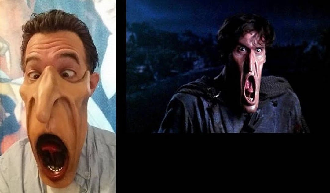 Army of Darkness Long-faced Ash Mask - Etsy