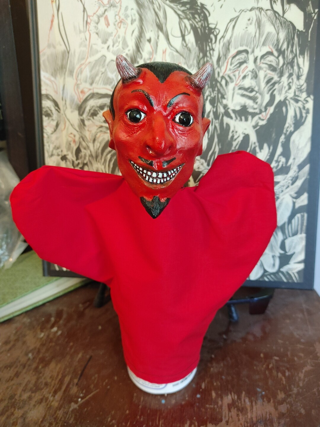 Classic Devil Puppet - Etsy