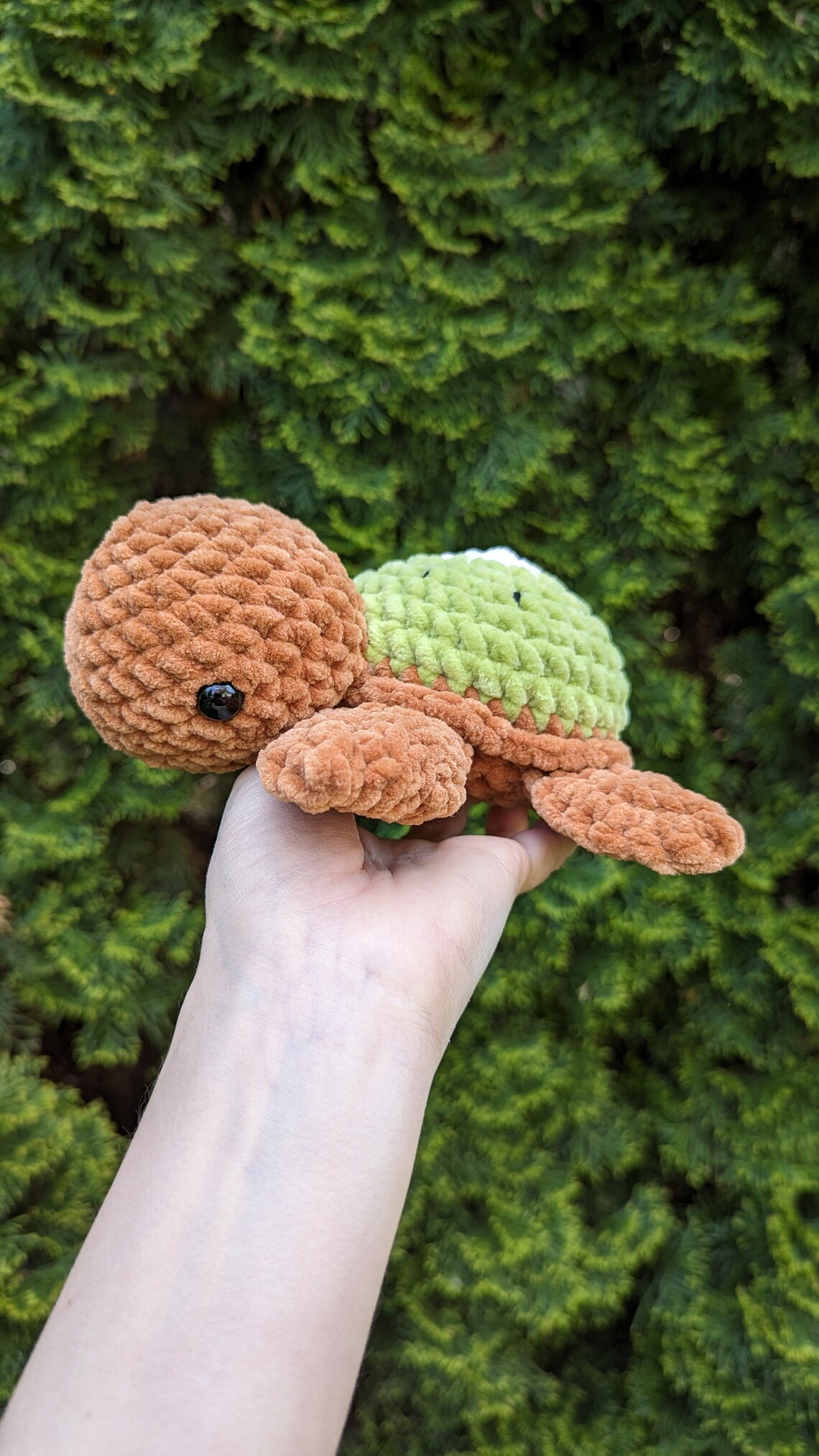 Kiwi Crochet Amigurumi Turtle, Crochet Plushie, Stuffed Animal ...