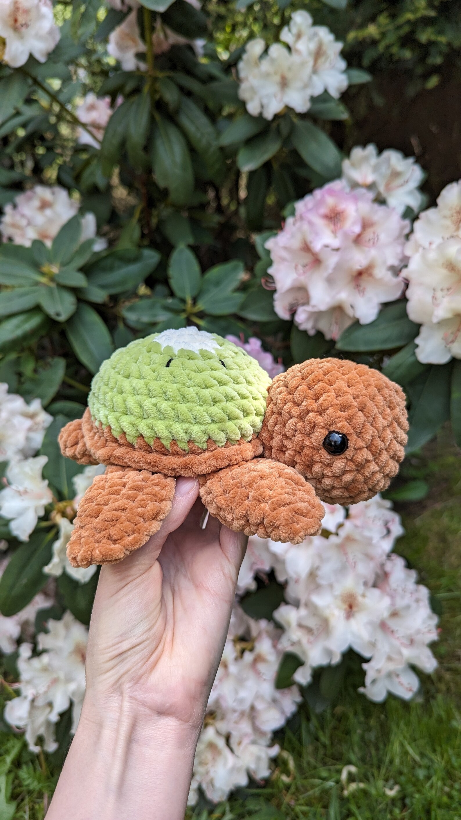 Kiwi Crochet Amigurumi Turtle, Crochet Plushie, Stuffed Animal ...