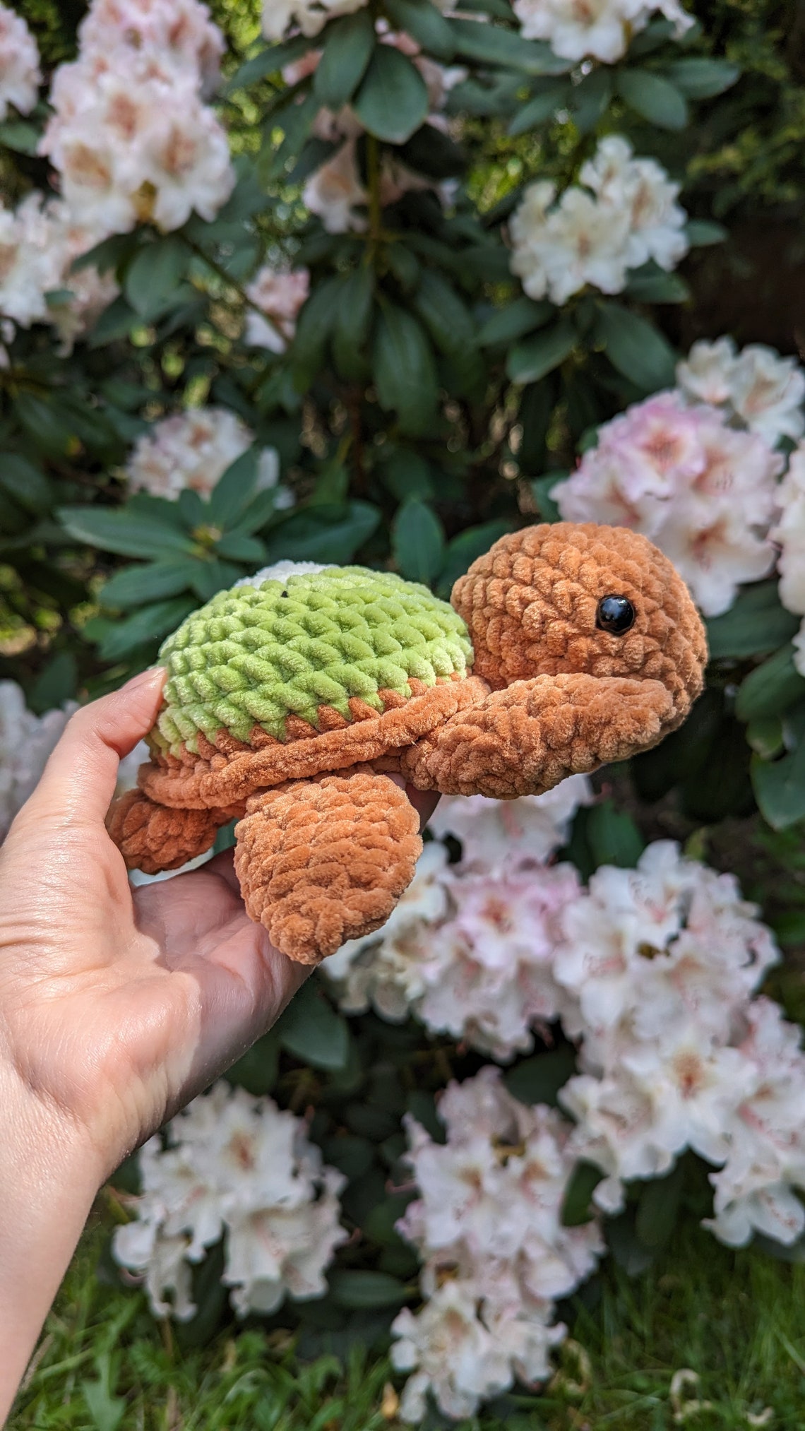 Kiwi Crochet Amigurumi Turtle, Crochet Plushie, Stuffed Animal ...