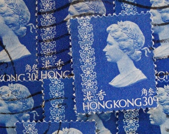 Blue Elizabeth Stamp - Etsy