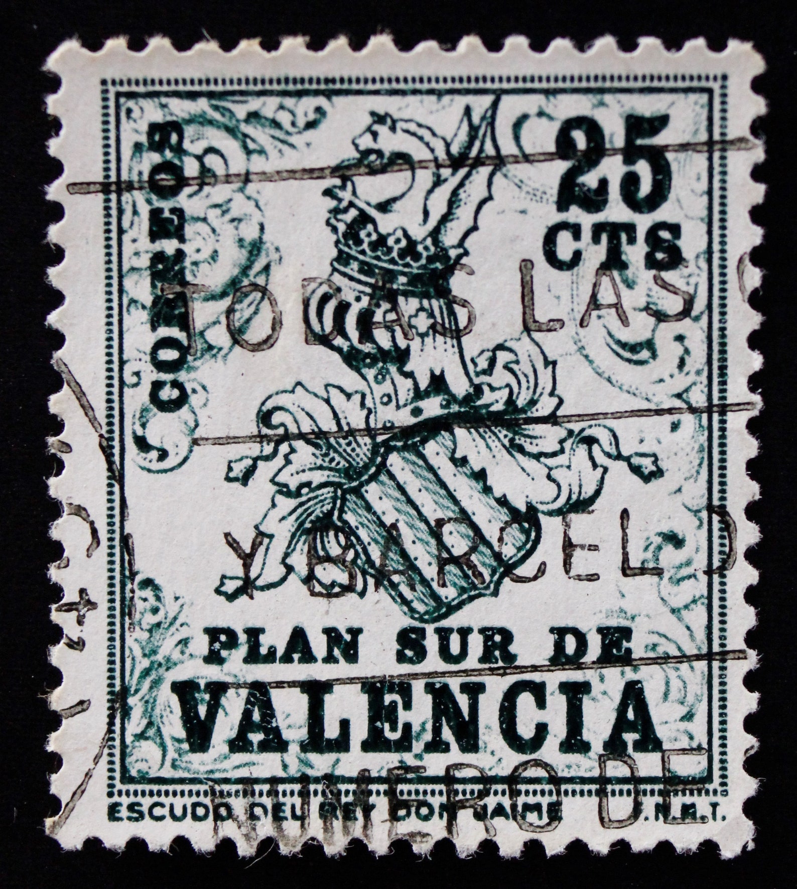 Plan Sur De Valencia Postage Stamp Set // 1963 1978 Used - Etsy