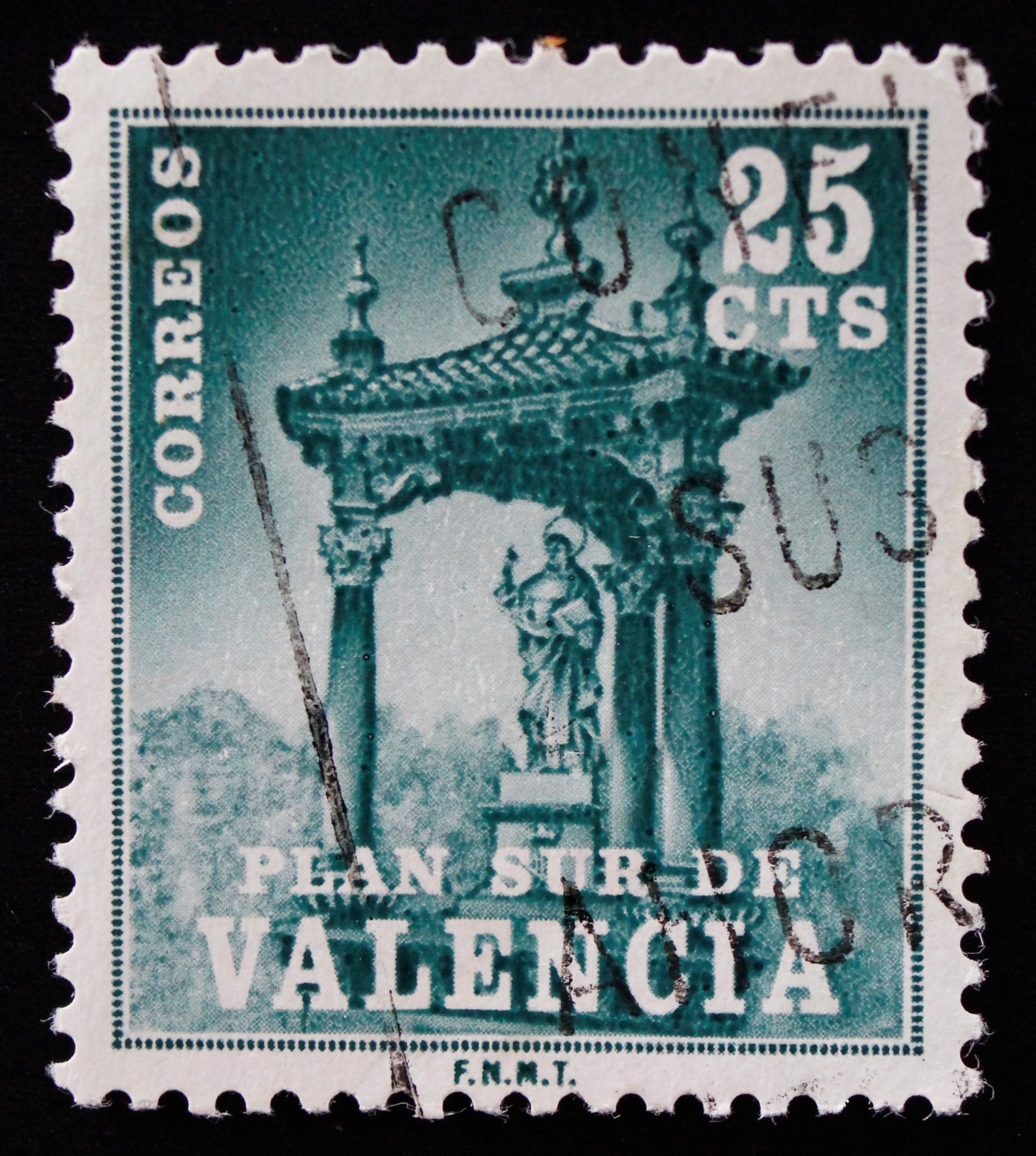 Plan Sur De Valencia Postage Stamp Set // 1963 1978 Used - Etsy
