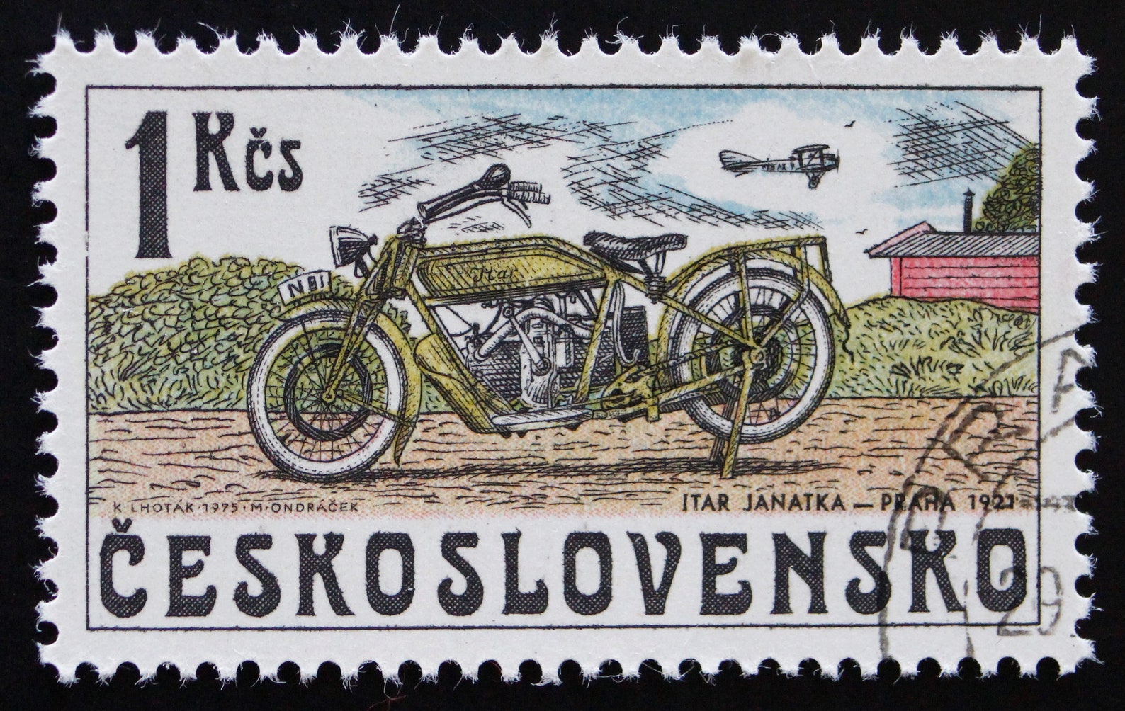 Motorcycles Postage Stamp Set // Czechoslovakia 1975 Cancelled - Etsy ...