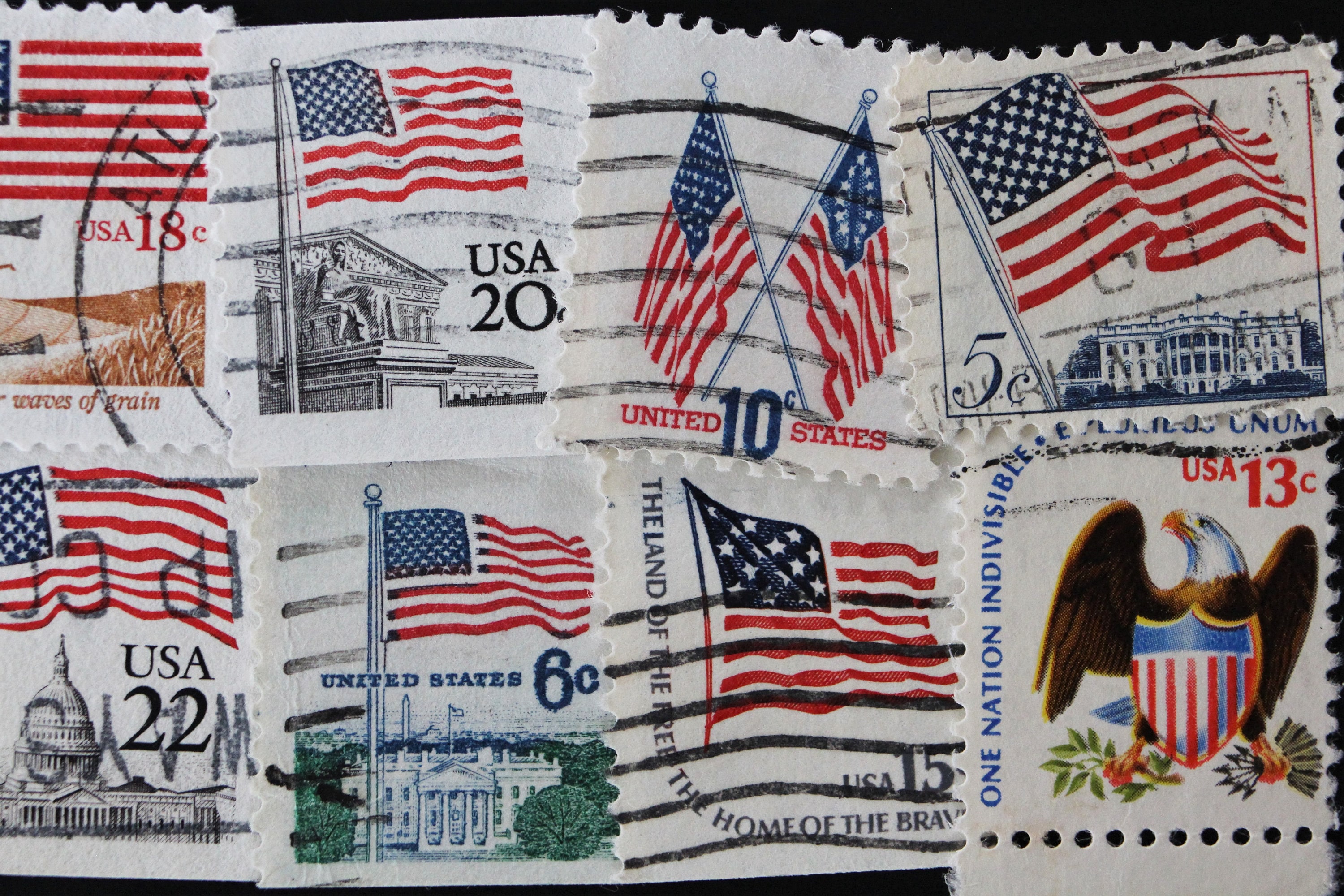 United States Flags Postage Stamp Set // USA Used and | Etsy United States Flags Postage Stamp Set // USA Used and | Etsy