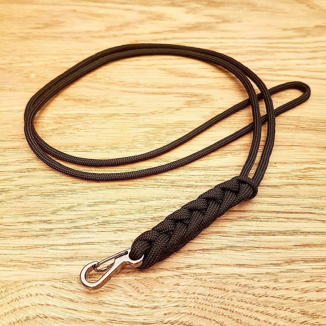 Custom Woven ID Paracord Lanyard Two Peg Spool Knit – PGUK – Metal ...