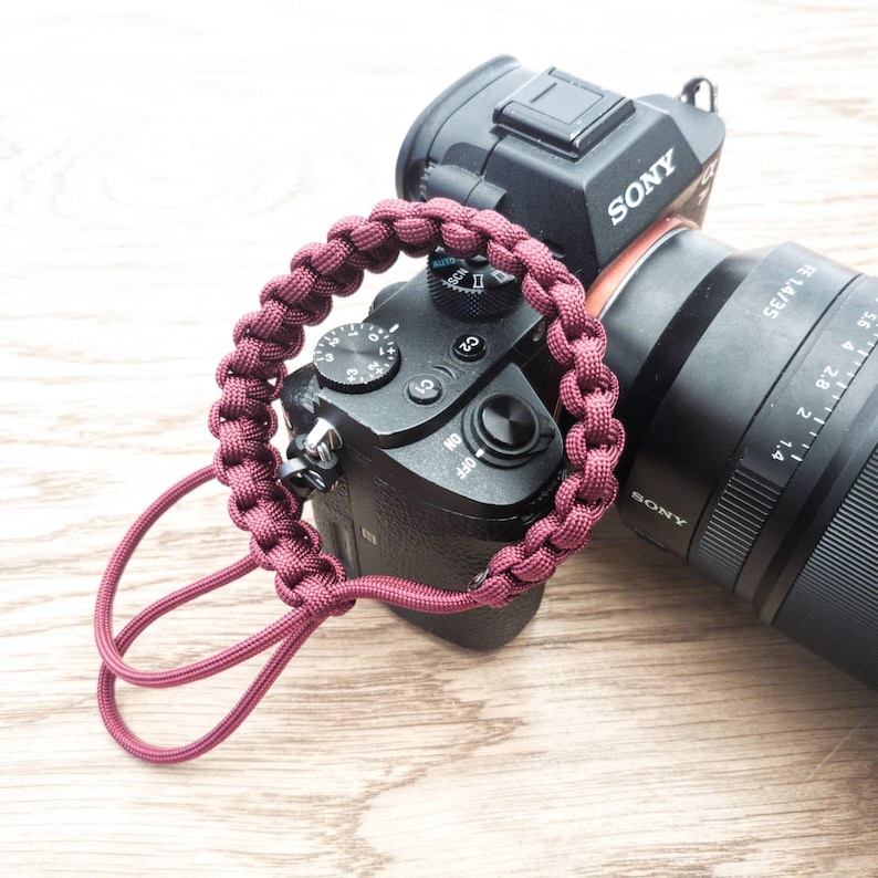 Custom Paracord Camera Strap – PGUK – Metal Carabiner – Wrist Strap ...