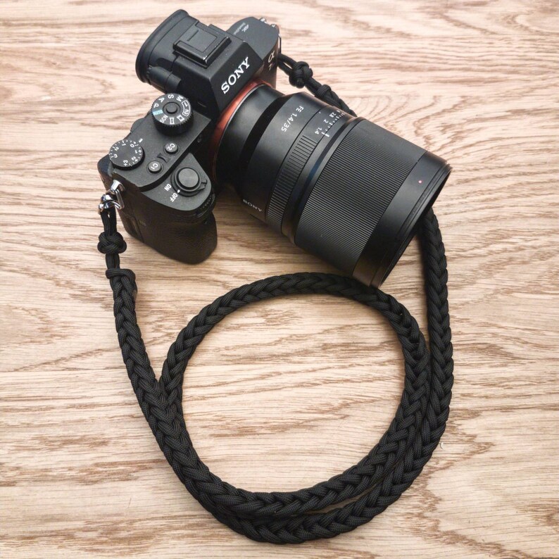 Paracord Camera Neck Strap PGUK Metal Clips 77 Colours - Etsy