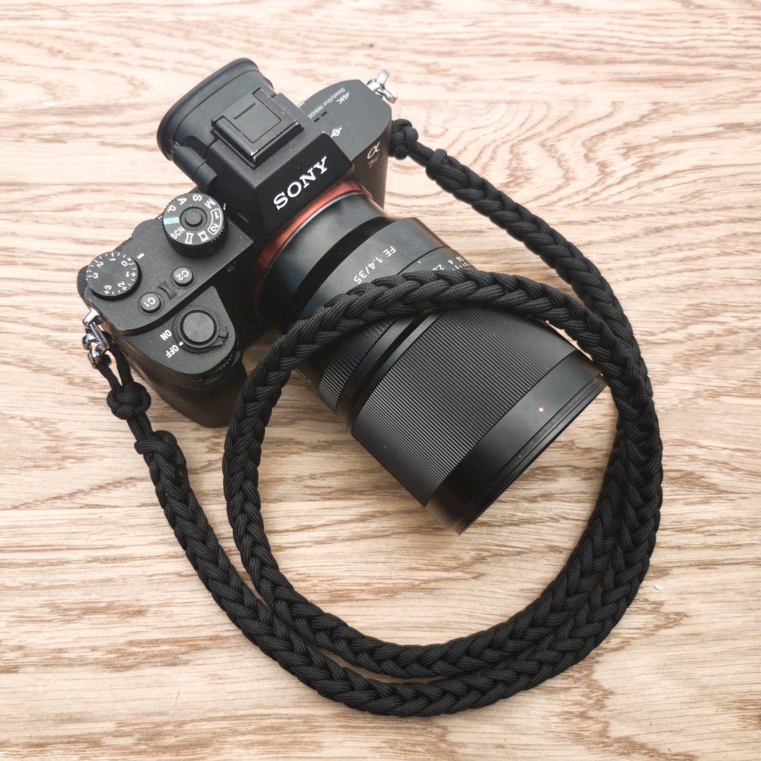 Paracord Camera Neck Strap PGUK Metal Clips 77 Colours | Etsy