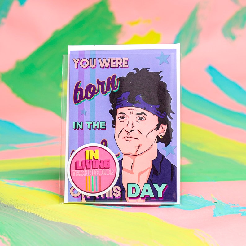 Bruce Springsteen Birthday Card Greeting Card Love Gift - Etsy UK