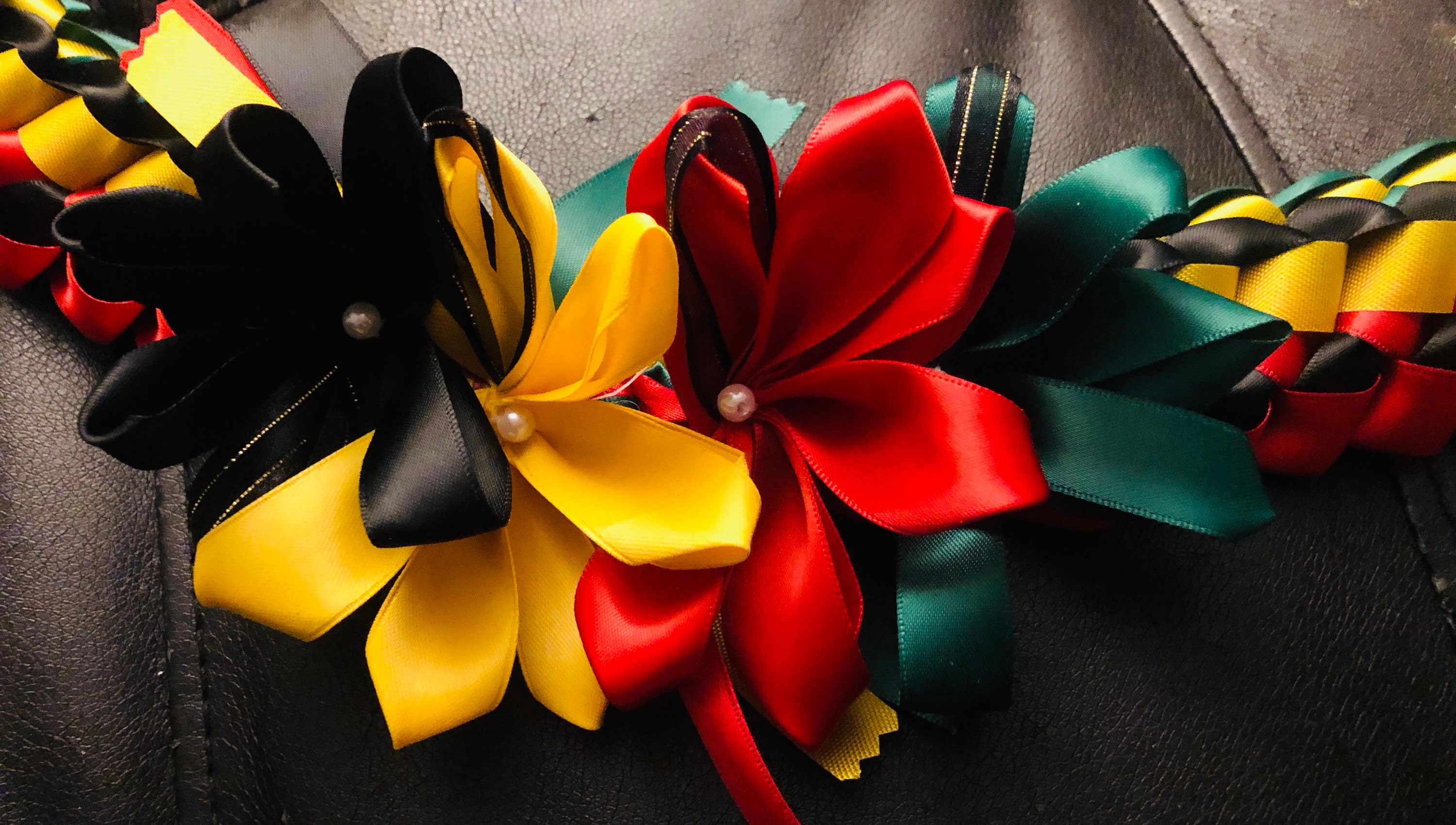 Heshima strength African-american Deluxe Ribbon Lei - Etsy