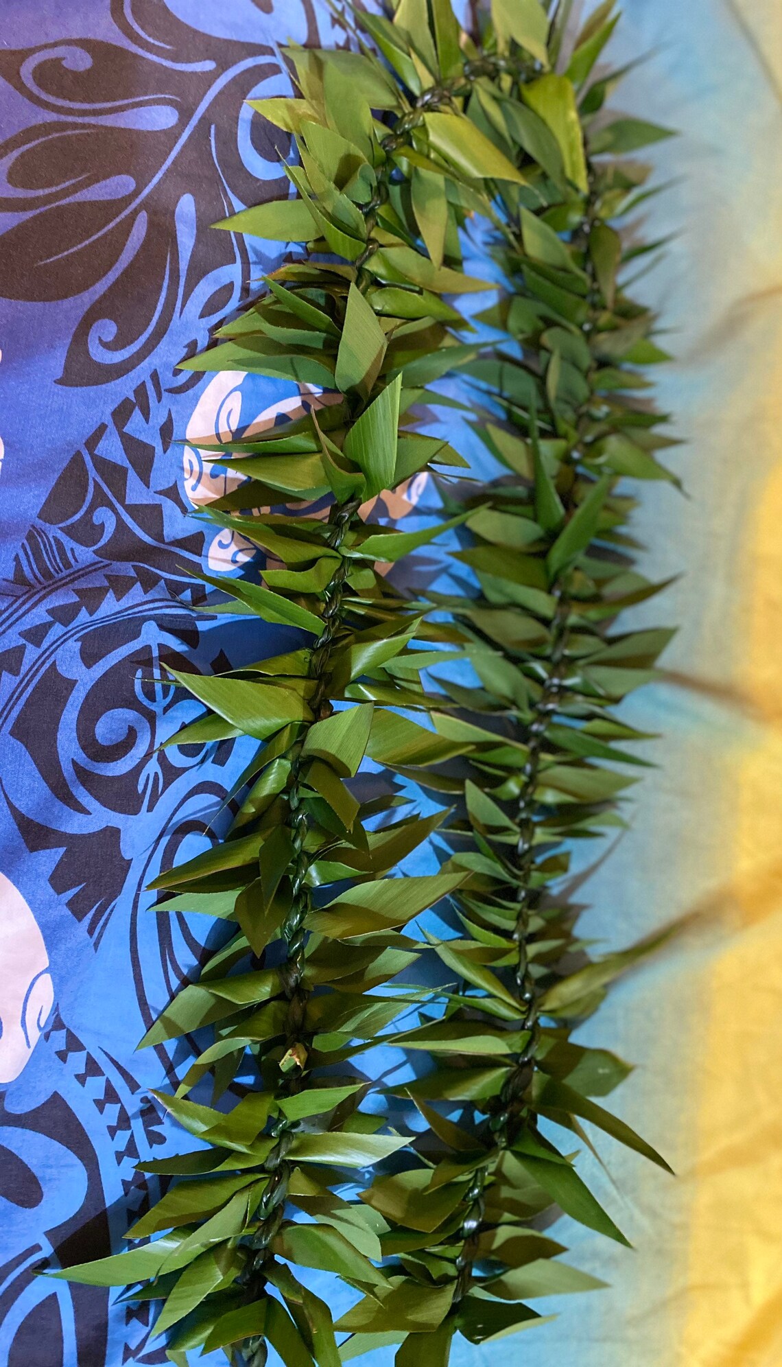 Ali’i (royalty) Real, Fresh DOUBLE Ti Leaf Lei - Etsy